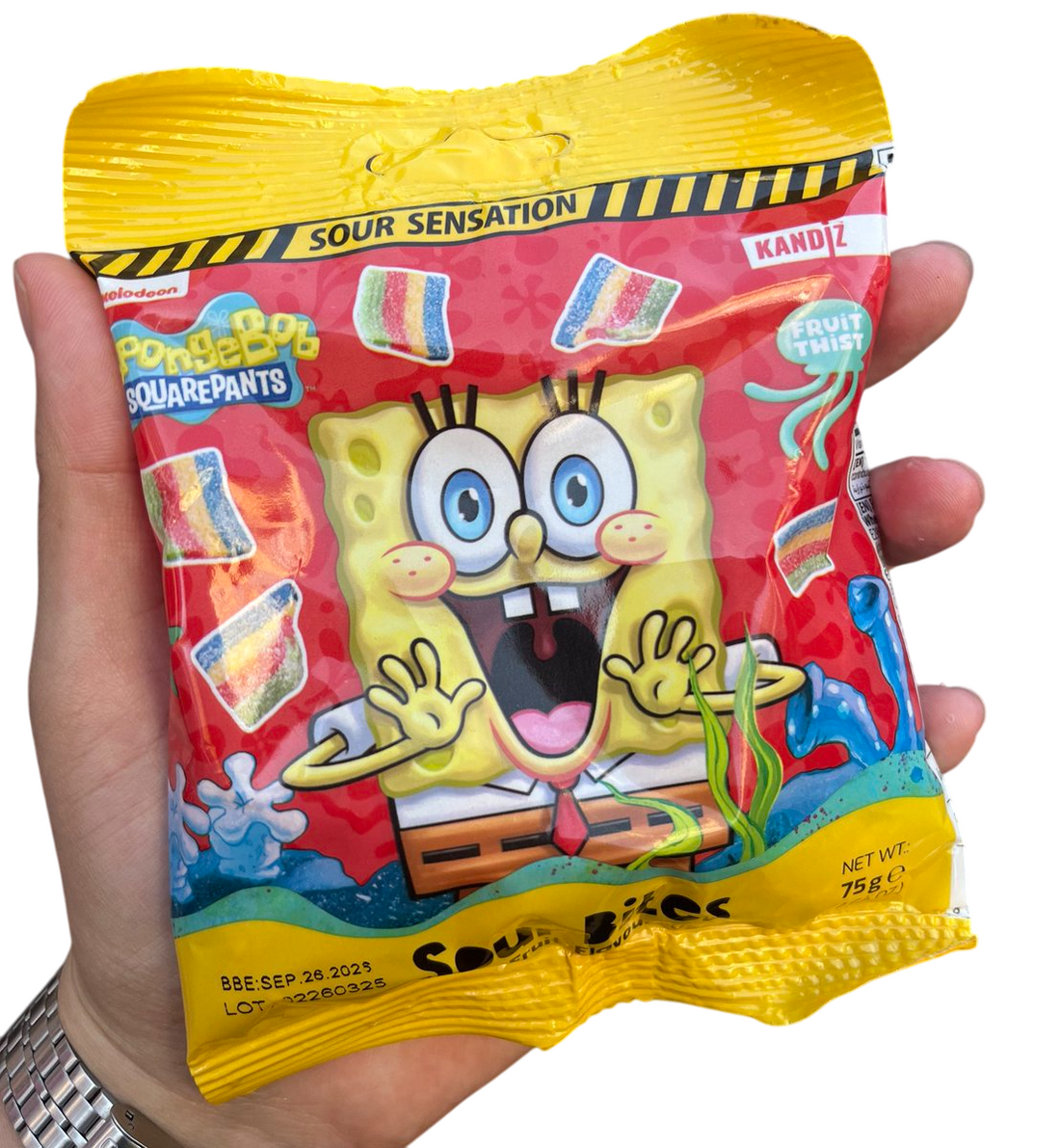 SpongeBob Sour Bites 12pck x 75g (Turkey)