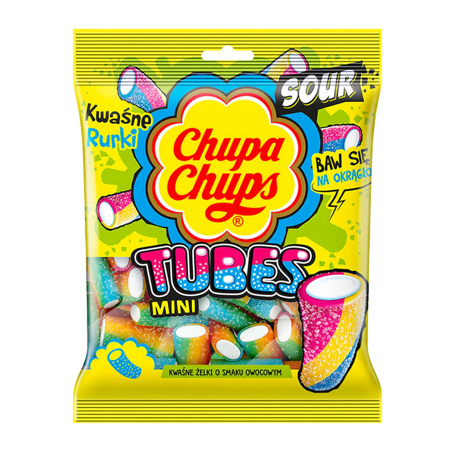 Chupa Chups Mini Sour Tubes 90g (Poland)