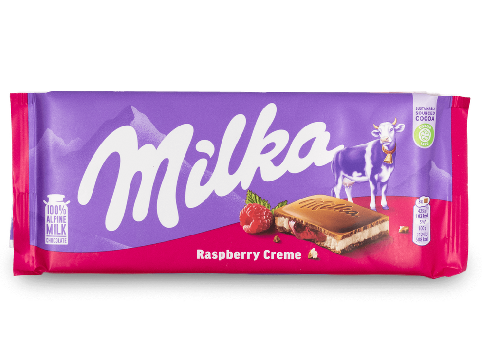 Milka Raspberry Cream 100g (European)